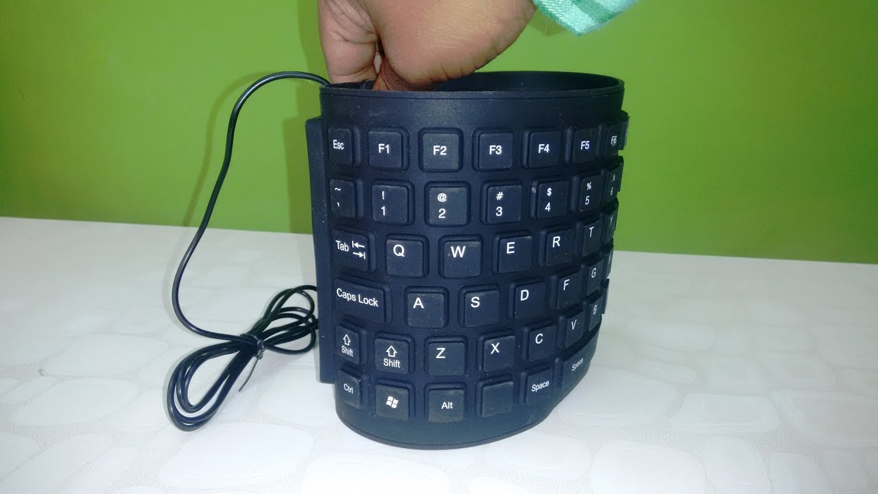 Budget Flexible Keyboard for Laptop, PC & Mobile Unboxing & Testing ...