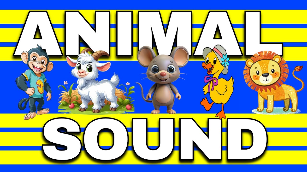 animal sound song for kıds | animal sounds name in english | animal ...
