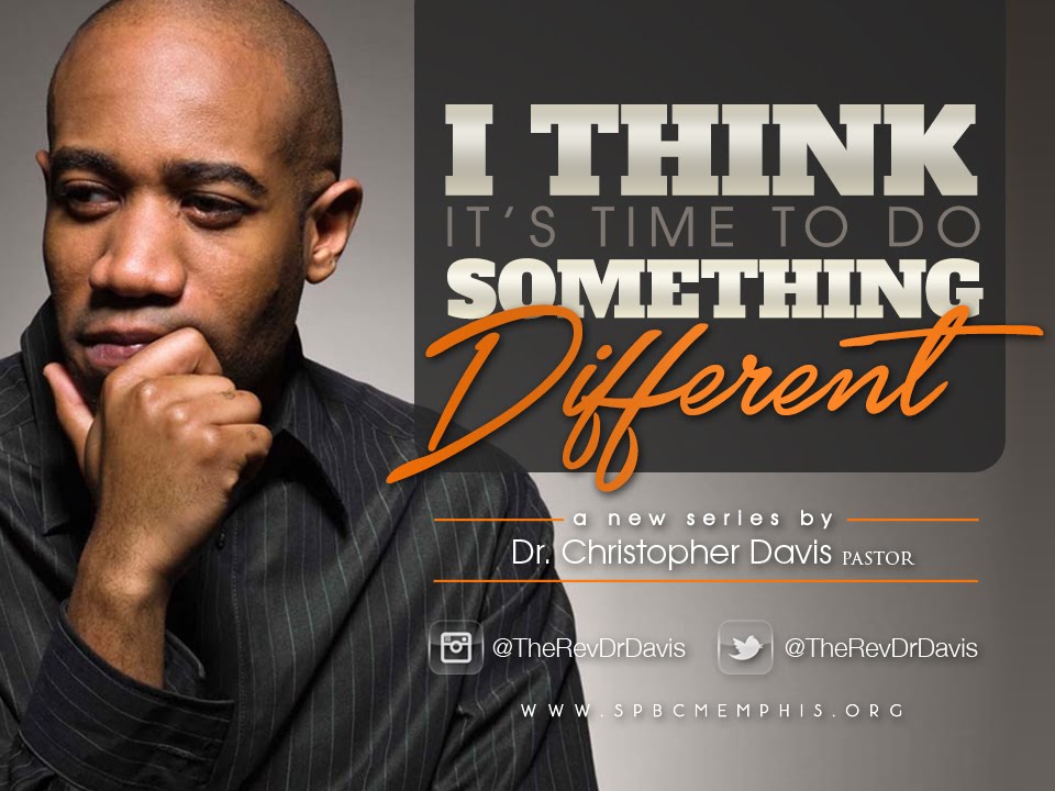 I Think It's Time To Do Something Different - YouTube