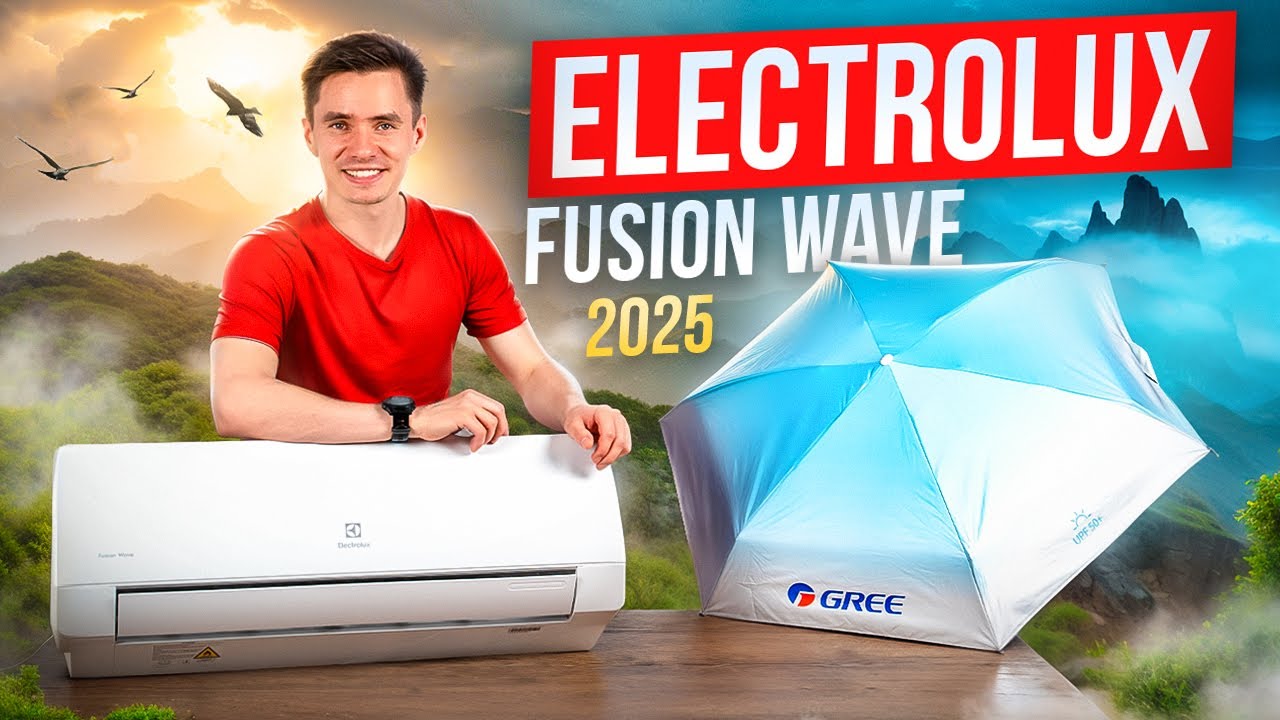 Инверторный кондиционер Electrolux Fusion Wave. Новинка 2025. Инверторный кондиционер ...