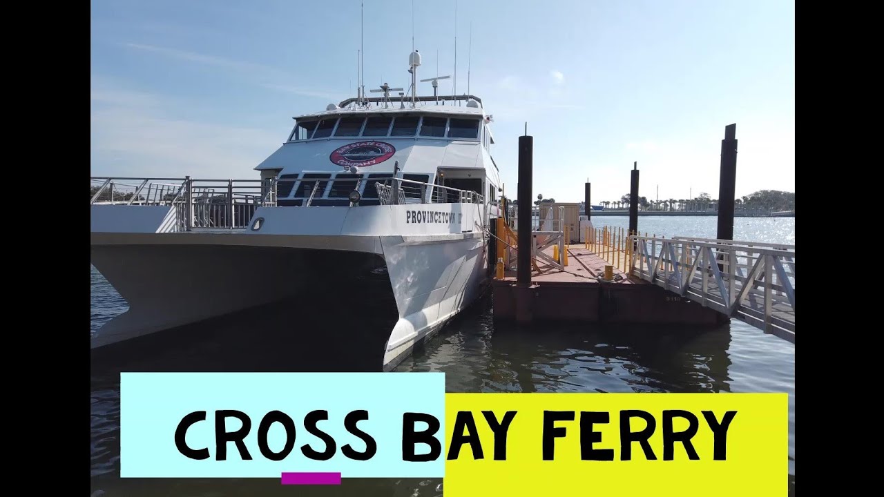 Cross Bay Ferry Saint Pete to Tampa 2021 - YouTube