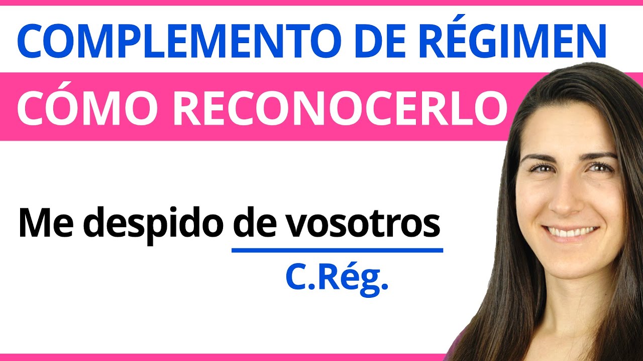 Complemento de RÉGIMEN 🟠 Qué es y Cómo reconocerlo - YouTube