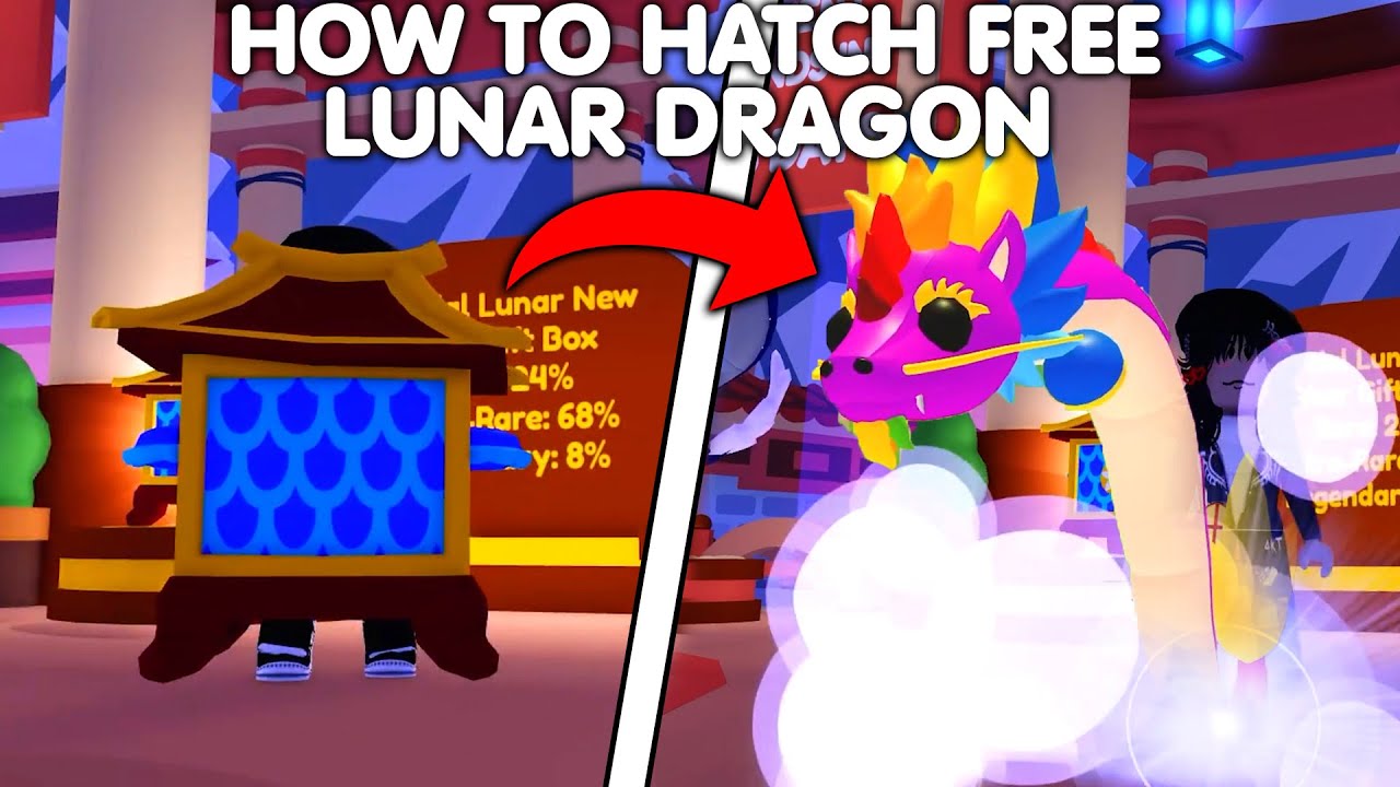 😱HOW TO HATCH FREE LUNAR DRAGONS IN ADOPT ME!🐲NEW BOXES & MINIGAME ...