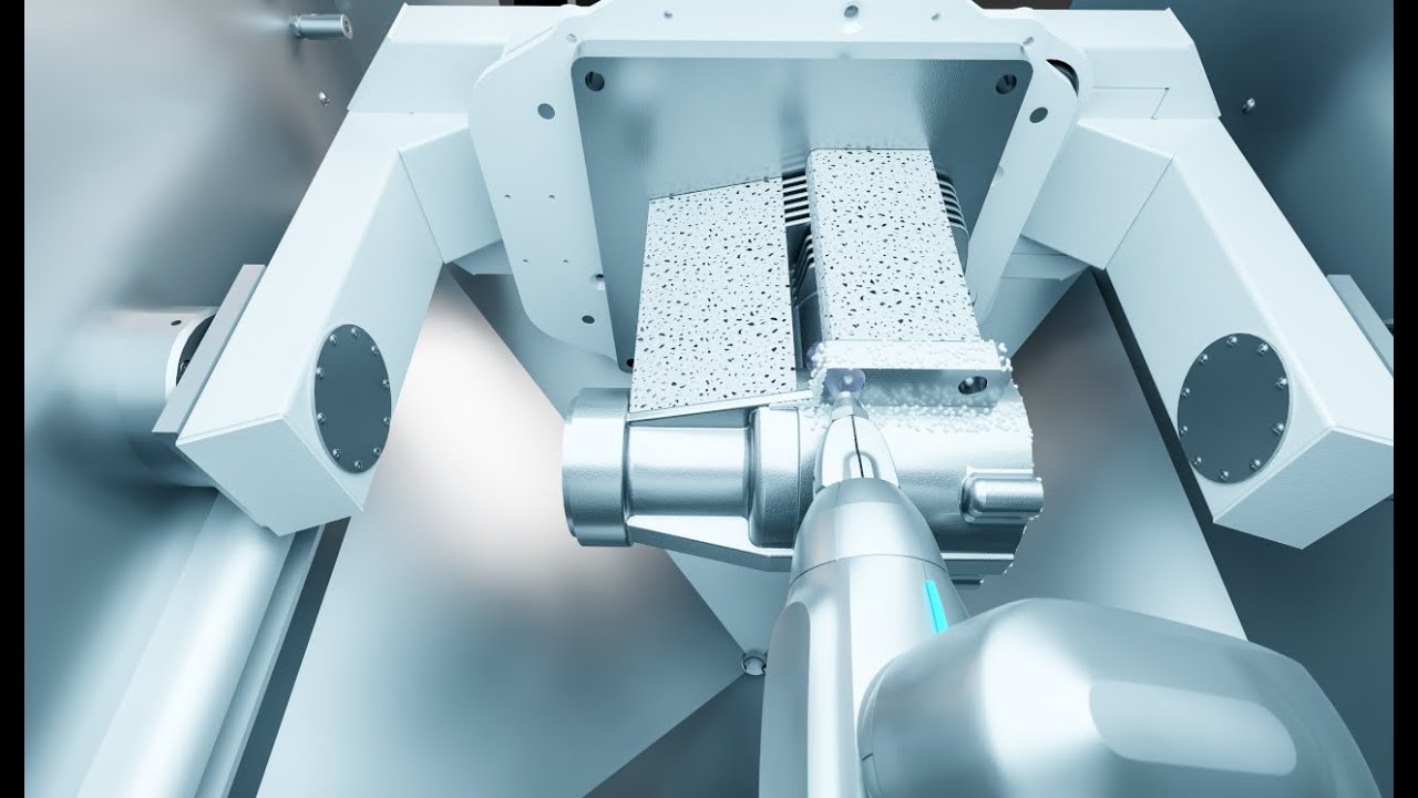 Process optimization in fully automated depowdering - YouTube