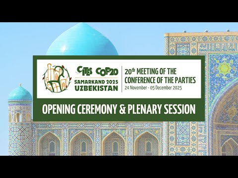 CITES CoP20 Opening Ceremony & Plenary Session (24 November - Morning)