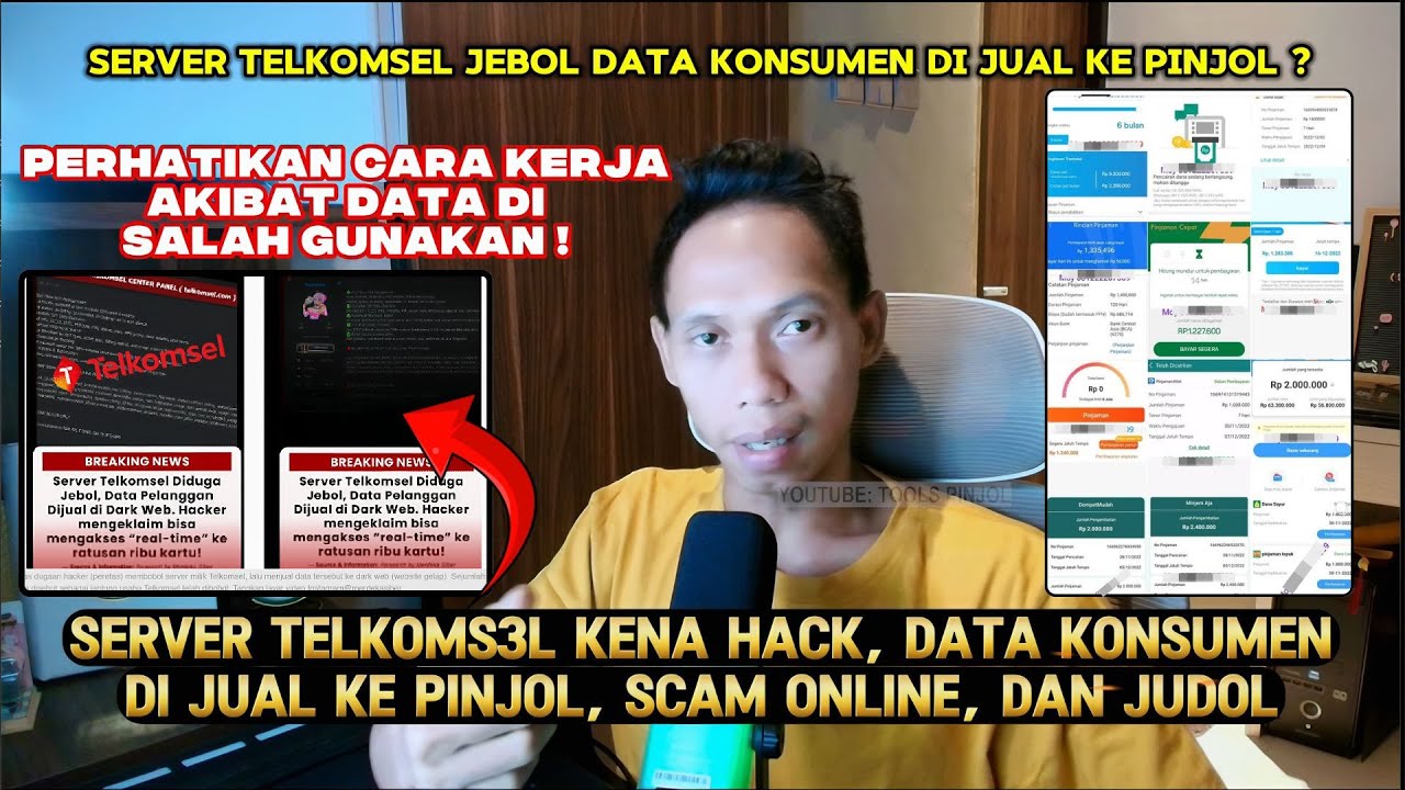 Server telkomsel kena hack data di jual ke pinjol, Cara Atasi data di ...