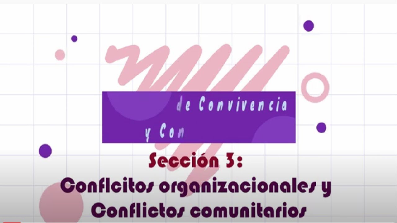 17 TEMA 17 Conflictos organizacionales y conflictos comunitarios ...