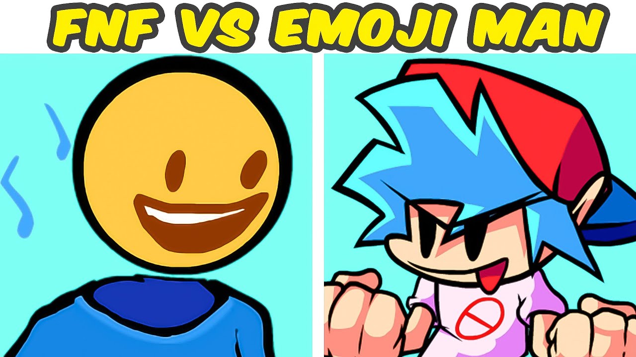 Friday Night Funkin' VS Emoji Man 😊 (FNF MOD/HARD) - YouTube