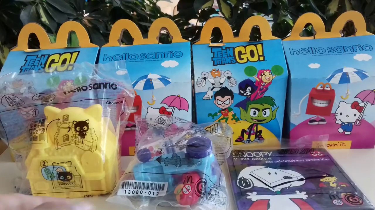 Cajita Feliz McDonald's Hello Kitty Sanrio/Teen Titans Go! (Septiembre ...