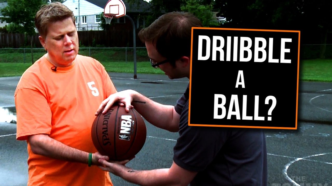 Blind Man Learns How To Dribble A Basketball - YouTube
