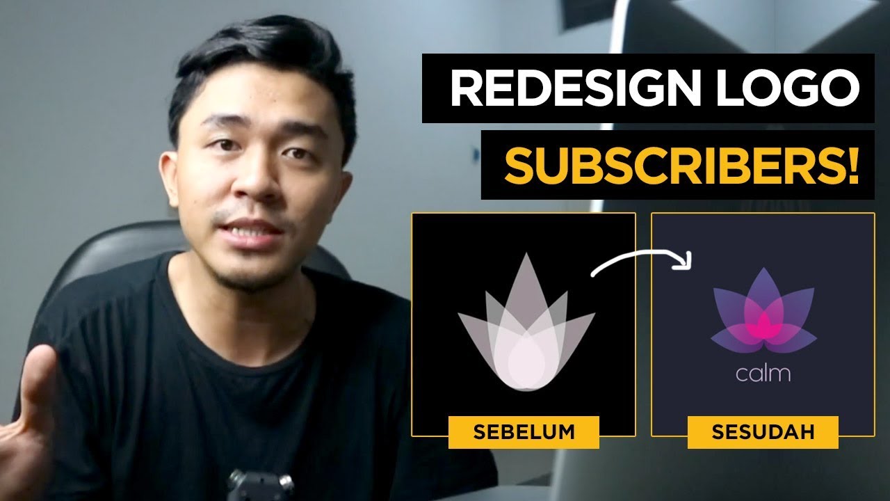 Redesain Logo Subscribers RLS Riopurba | Inspirasi Desain EP7 - YouTube