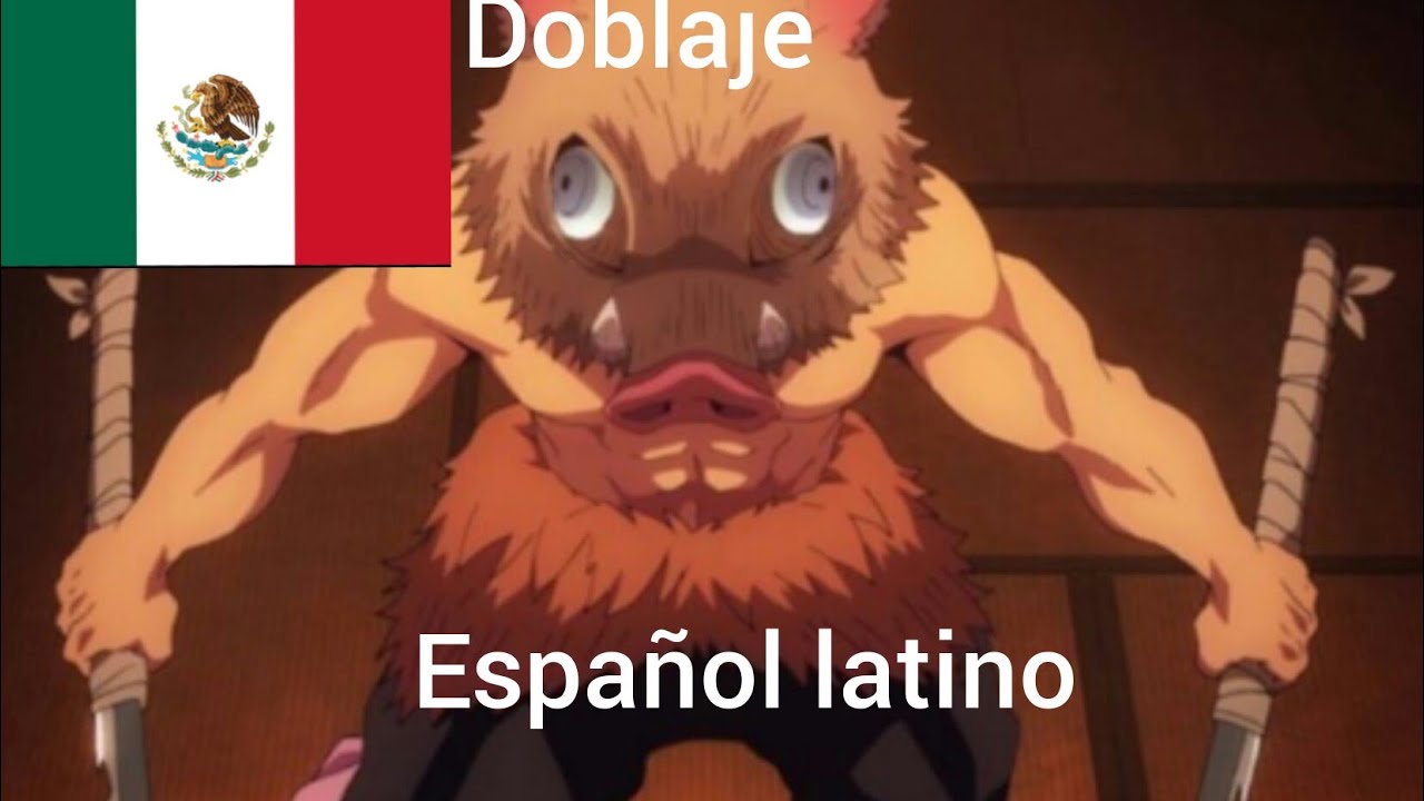 MEJORES MOMENTOS DE INOSUKE DOBLAJE ESPAÑOL LATINO KIMETSU NO YAIBA ...