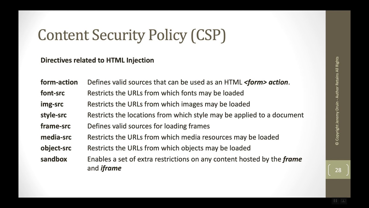 What Is Content Security Policy Part 4 YouTube What Is Content Security Policy Part 4 YouTube