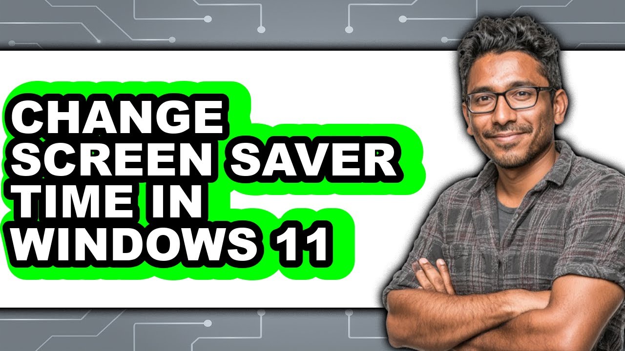 How to Change Screen Saver Time in Windows 11 (only Way) - YouTube
