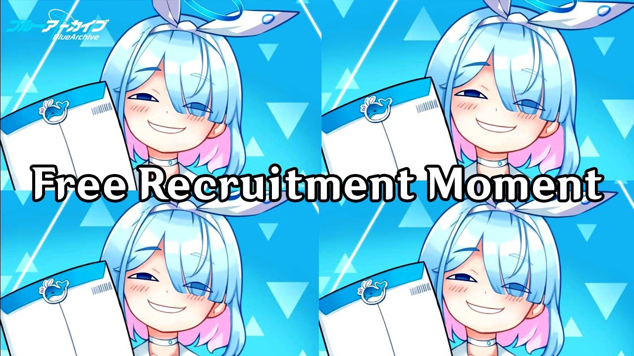 Blue Archive: Free Recruitment 100 Pull on all of my Accounts! - YouTube