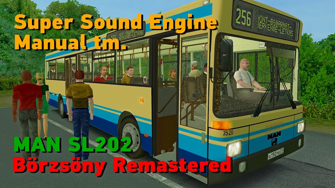 Börzsöny Remastered | OMSI 2 | MAN SL202 Reality sound engine Manual tm ...