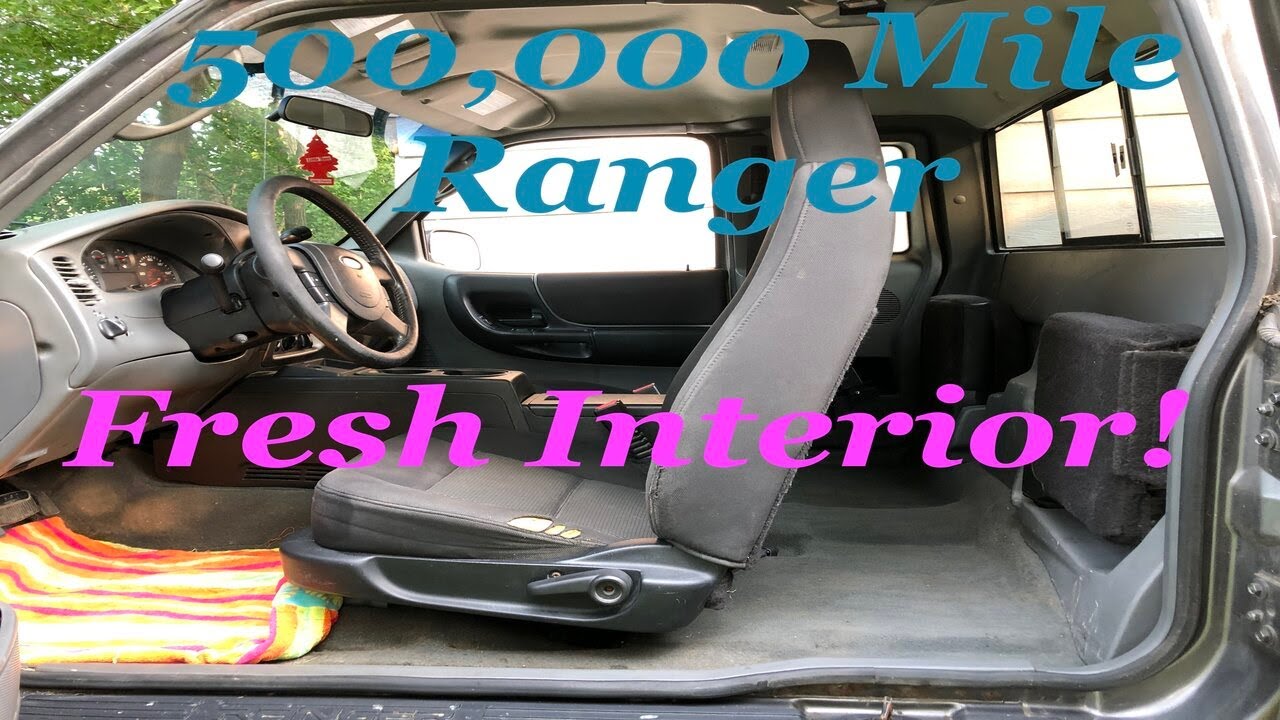 500,000 Mile Ford Ranger Interior Replace! - YouTube