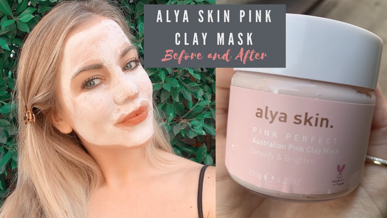 Alya Pink Clay Mask before + after! - YouTube