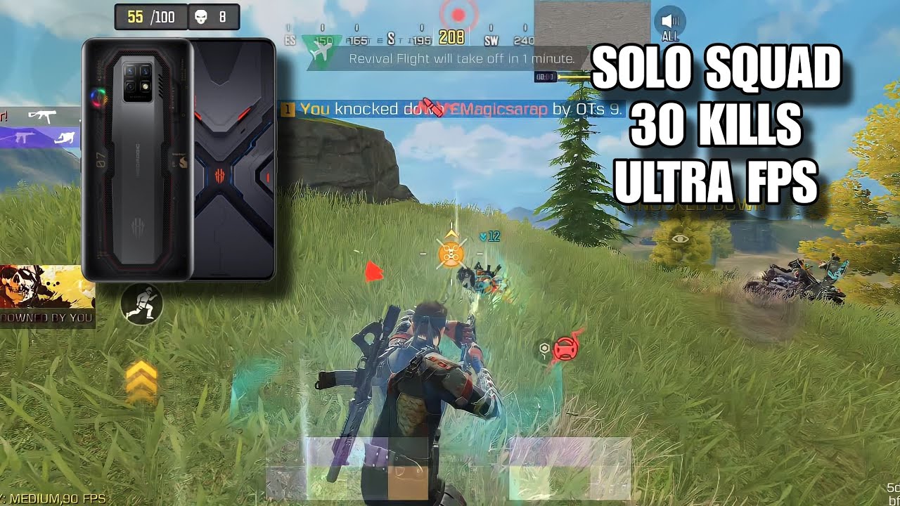 GYROSCOPE 90 FPS CODM GAMEPLAY | NUBIA RED MAGIC 7 PRO | 30 KILLS SOLO ...