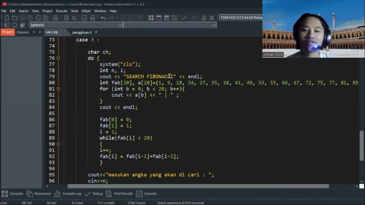Presentasi UAS Algoritma dan Pemrograman Dasar ( Program Kalkulator, Quick Short, dan Searching ...