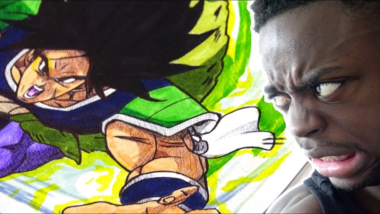 BROLY PEN DRAWING | DRAGON BALL SUPER: BROLY MOVIE - YouTube