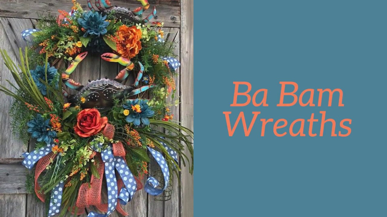 Ba Bam Crab Wreath - YouTube