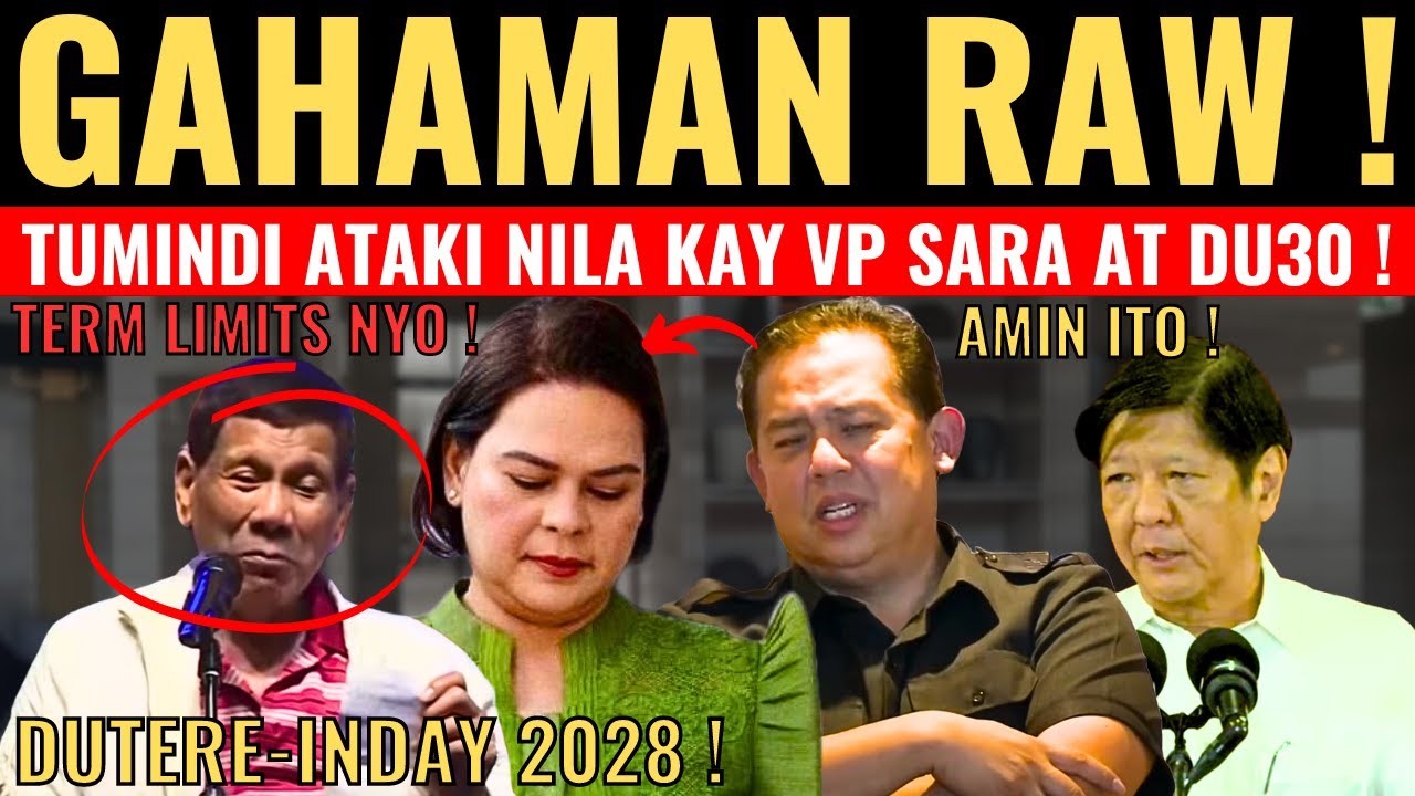 DUTERTE AT VP SARA GAHAMAN RAW ! TUMINDI ATAKI NG PBBM AT TAMBA ...