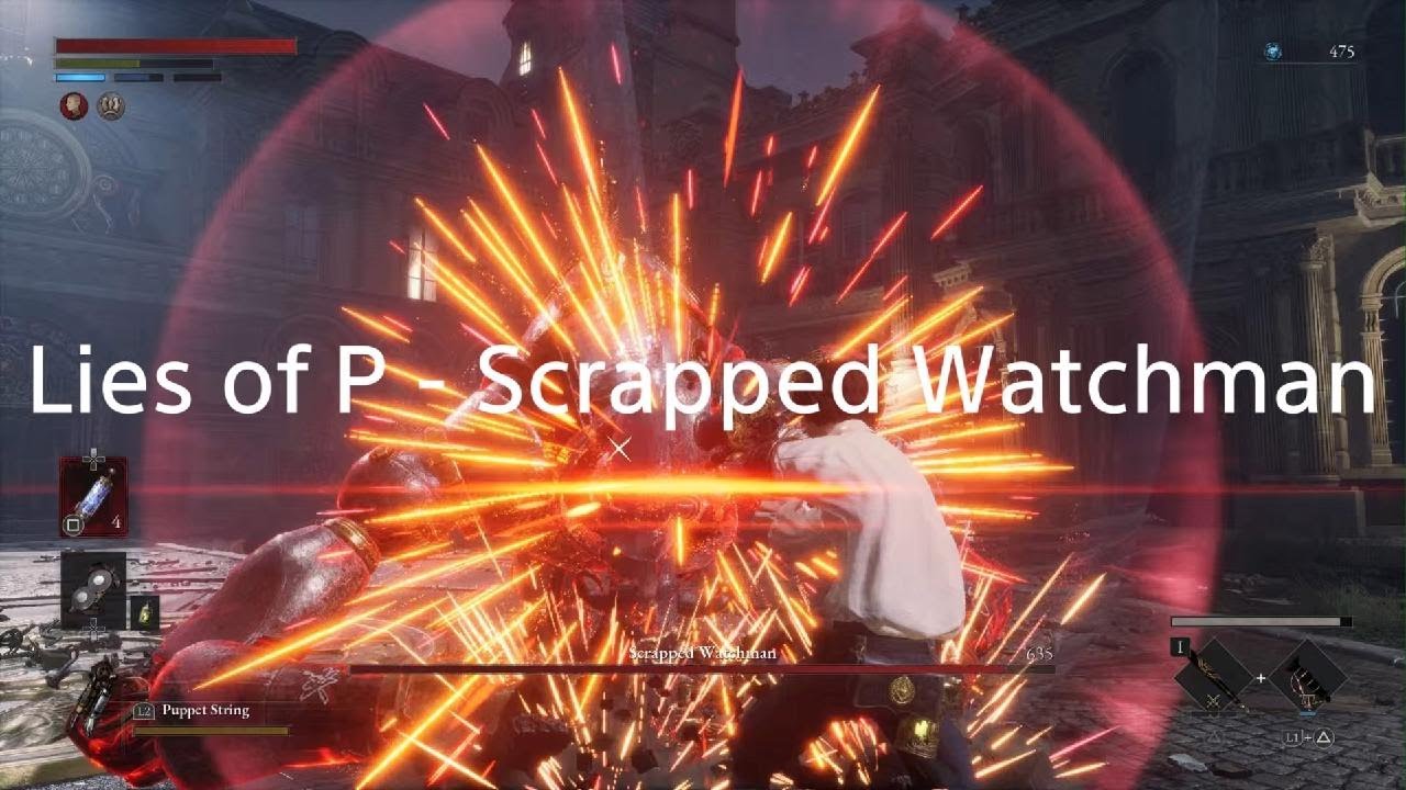 Lies of P - Scrapped Watchman Boss Fight - YouTube