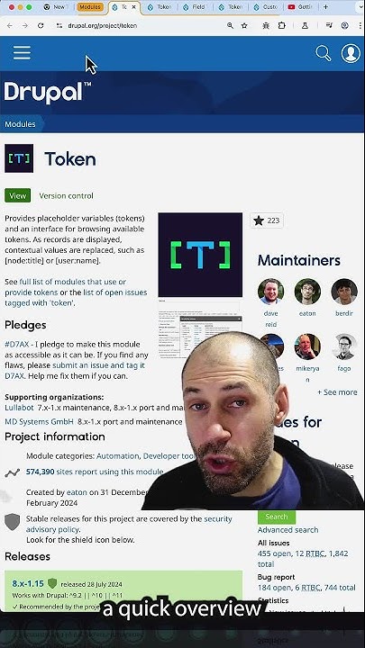 Summary: Getting Started with Tokens in Drupal CMS - YouTube