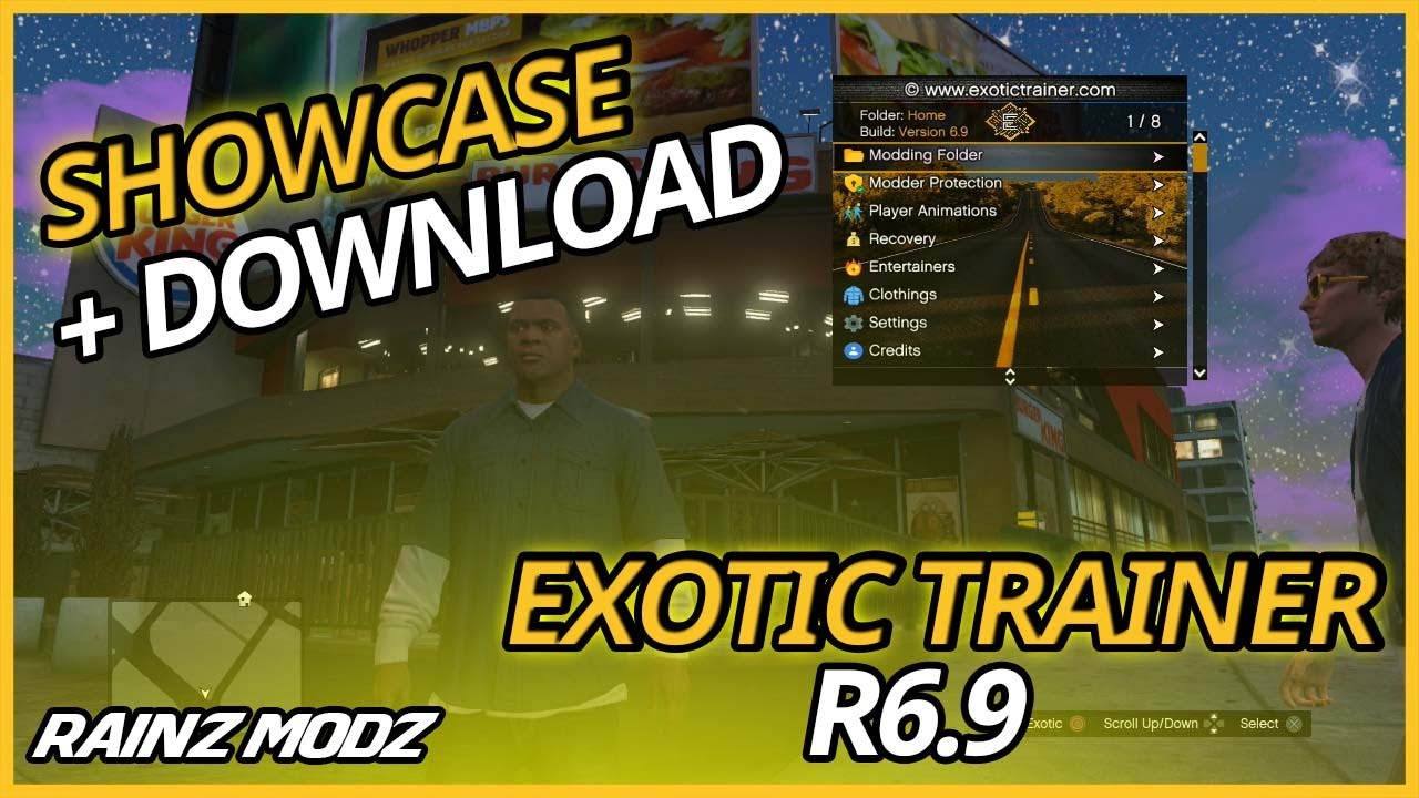 [PS3/GTA5] *NEW* Exotic Trainer R6.9 Modloader Showcase + Download ...