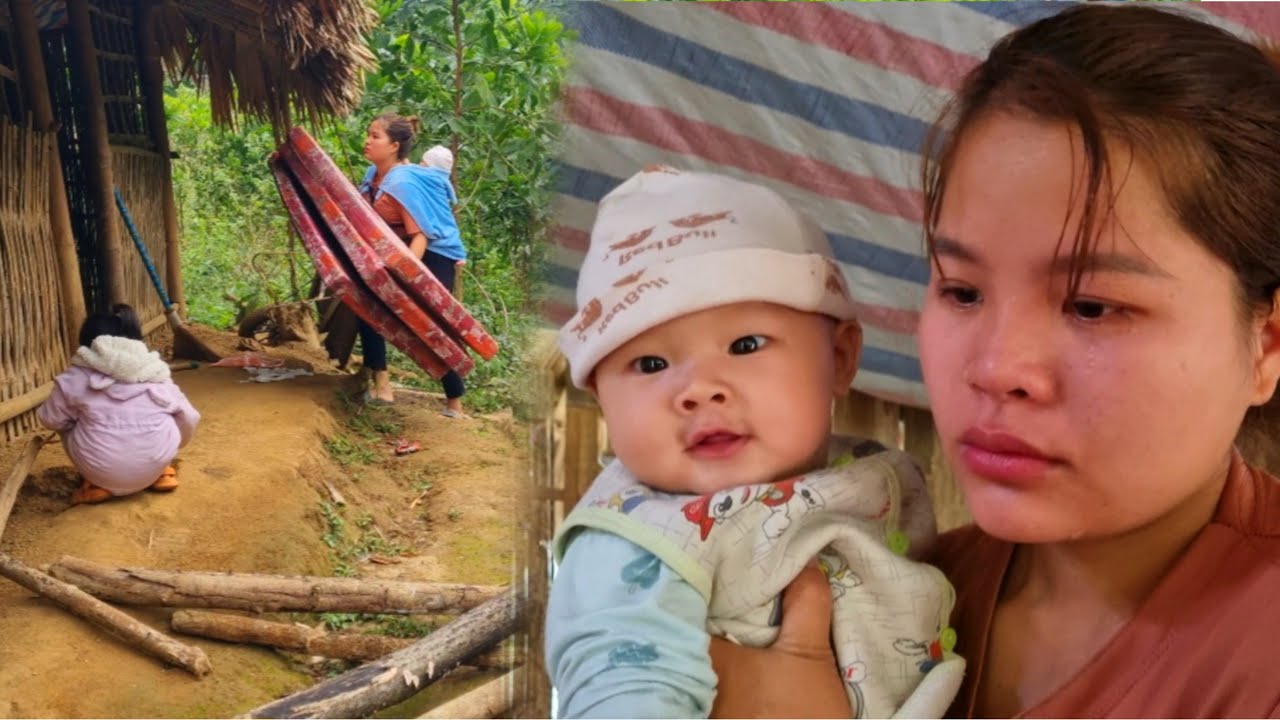 Raising two children alone, hoping for a peaceful life and taking care ...