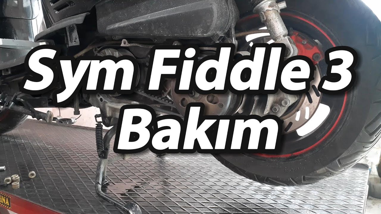 Sym Fiddle 3 Bakım - YouTube