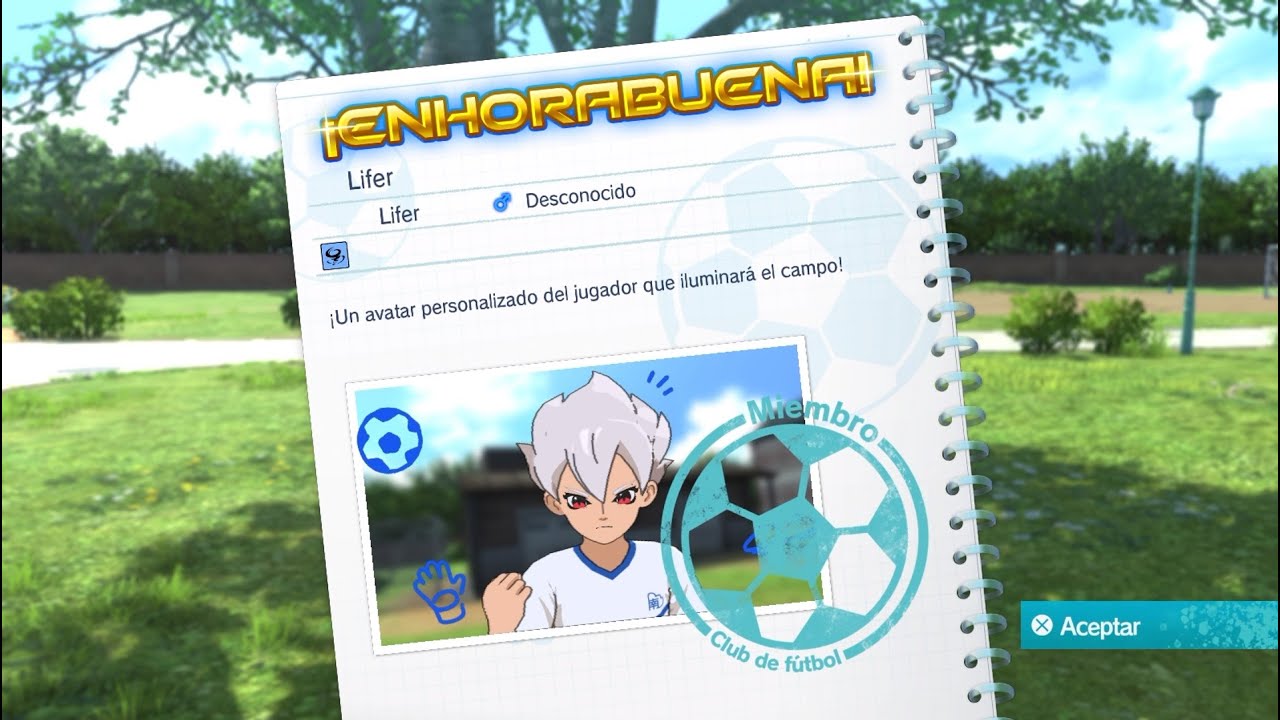 ¡COMO FICHAR A TU PERSONAJE/AVATAR EN EL MODO HISTORIA DE INAZUMA ...