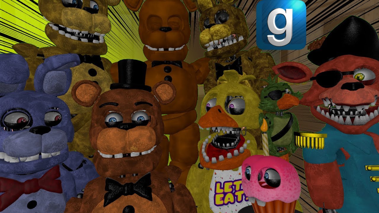 GMOD FNAF | Withered's origins Part 1 - YouTube