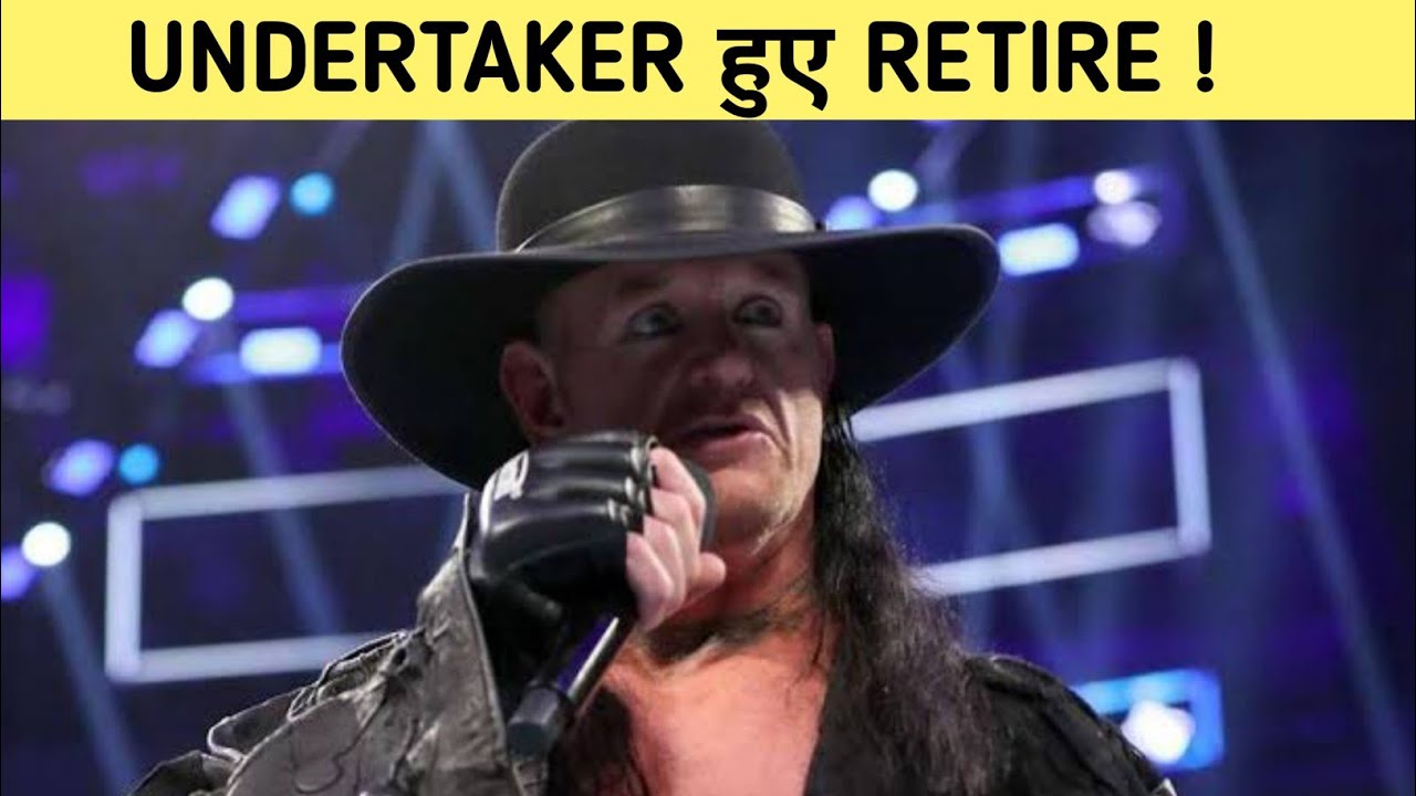 UNDERTAKER Announces WWE Retirement ! WWE Superstar The Undertaker ...
