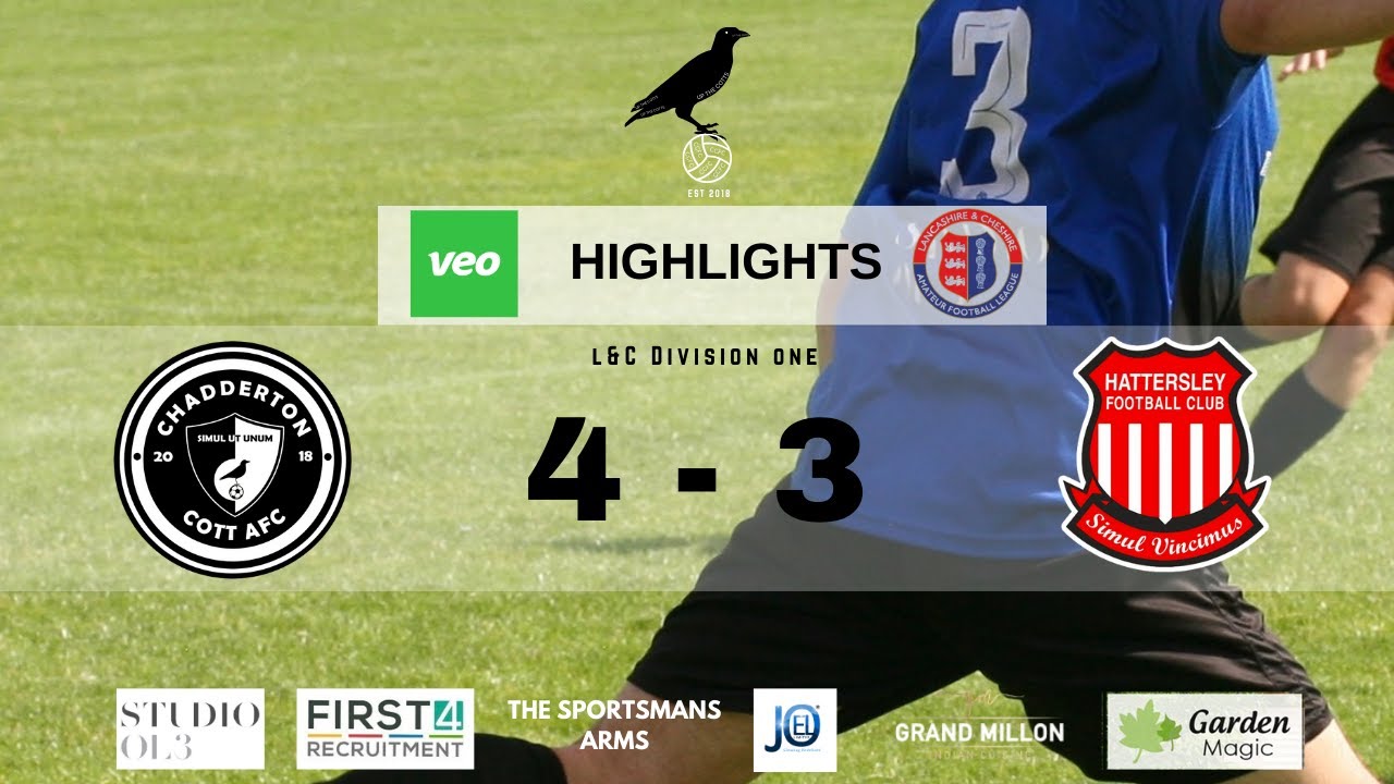 HIGHLIGHTS | Chadderton Cott vs Hattersley FC | Lancashire and Cheshire ...