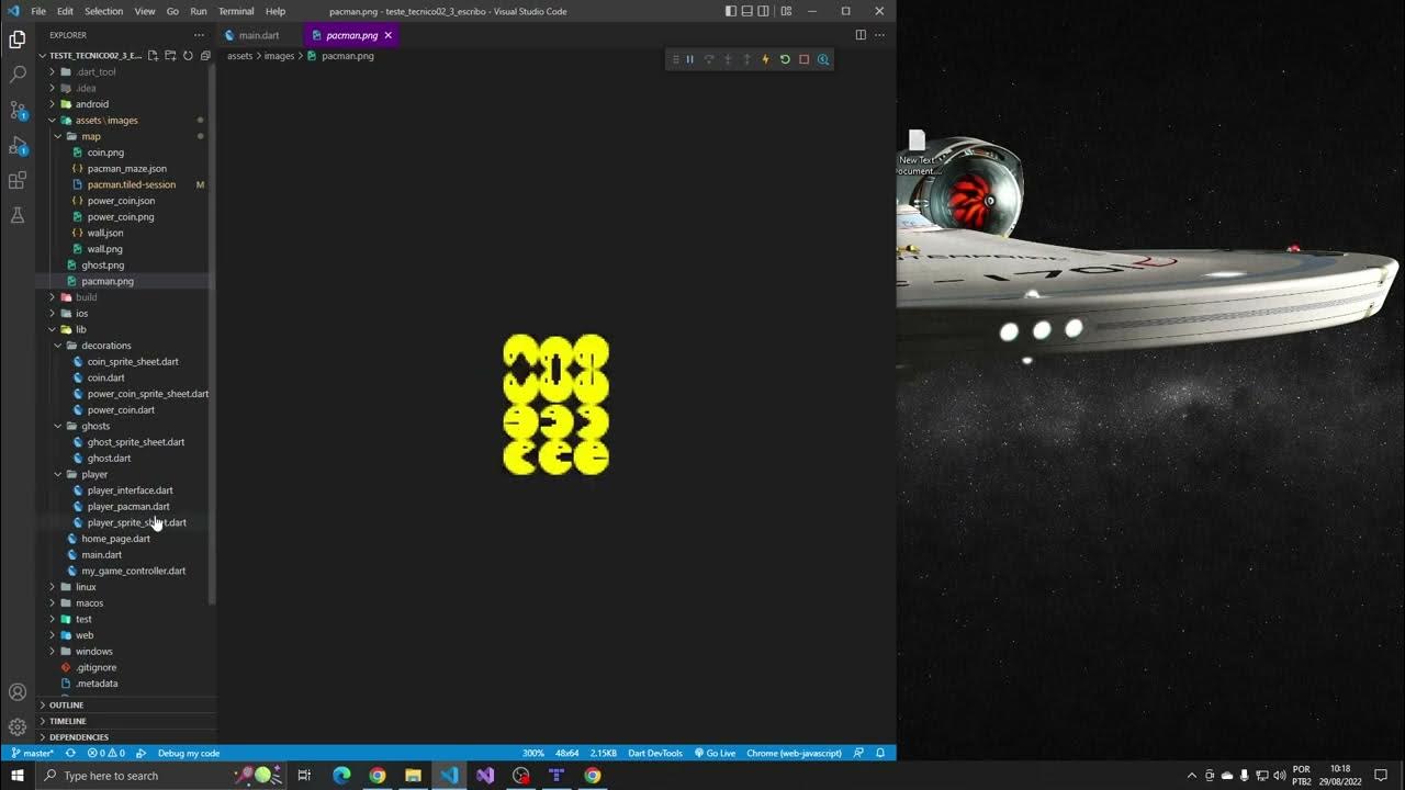 Jogo Pacman 2d - Flutter / Dart - YouTube