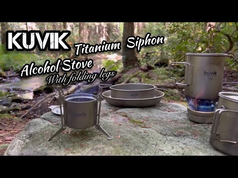 Kuvik Titanium Siphon Alcohol Stove - YouTube