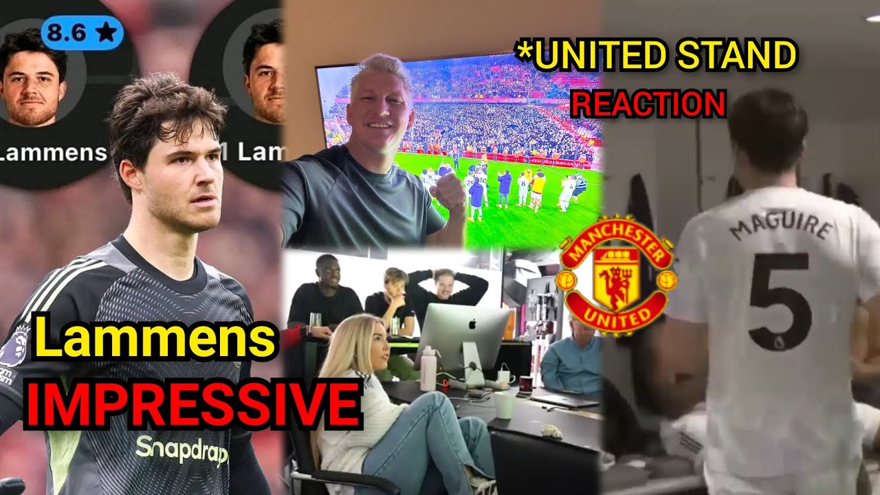 Beth and United Stand Team REACTION to Maguire late goal vs Liverpool ...