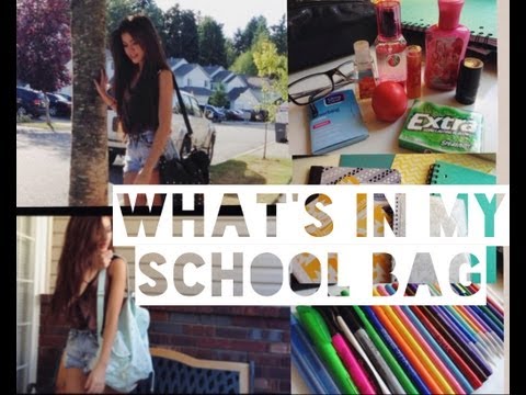 What's In My School Bag?