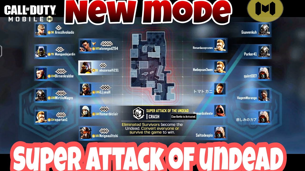 Call of duty mobile | Super attack of undead | New multiplayer mode ...