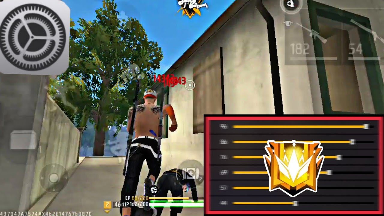 FREE FIRE HEADSHOT SETTING 2023 🔥😈 | BEST SENSITIVITY SETTINGS ⚙️| FREE ...