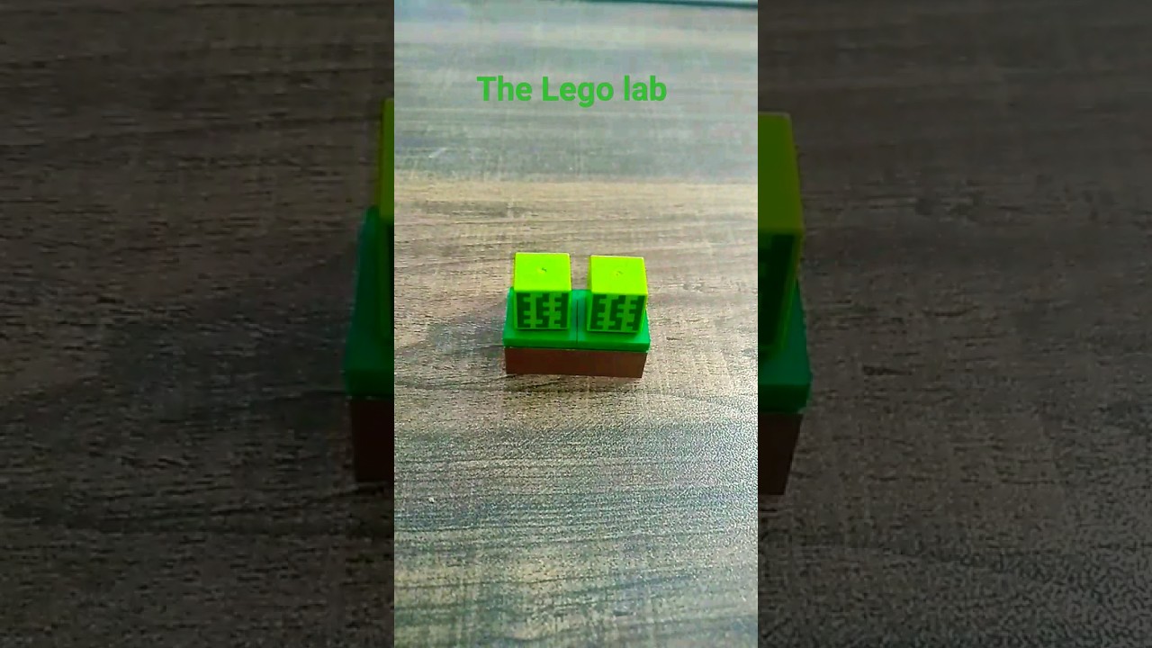 making Lego Minecraft watermelon farm but small || the Lego lab - YouTube
