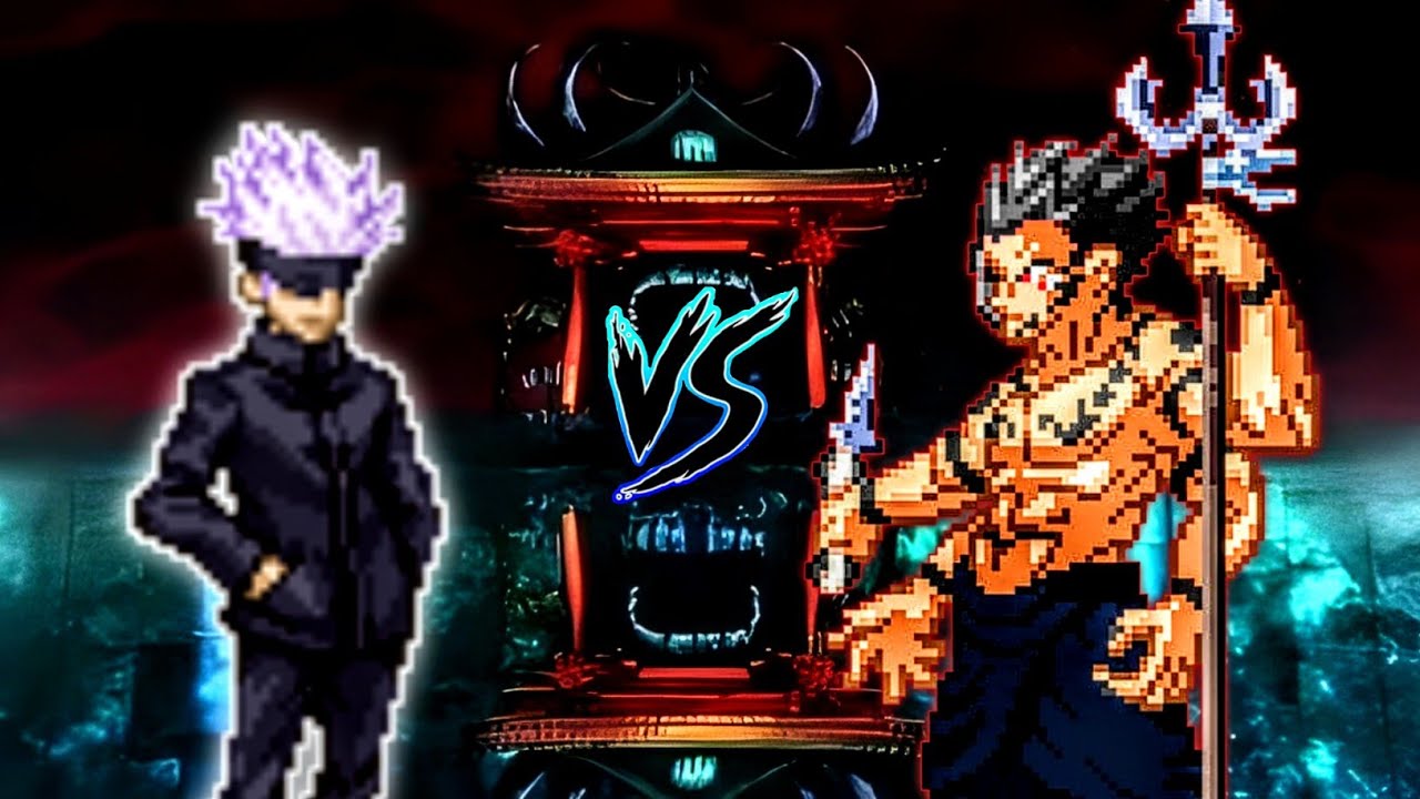 OMG😱 | Gojo Six Eyes OP VS Meguna V1.5 OP in Jump Force Mugen - YouTube