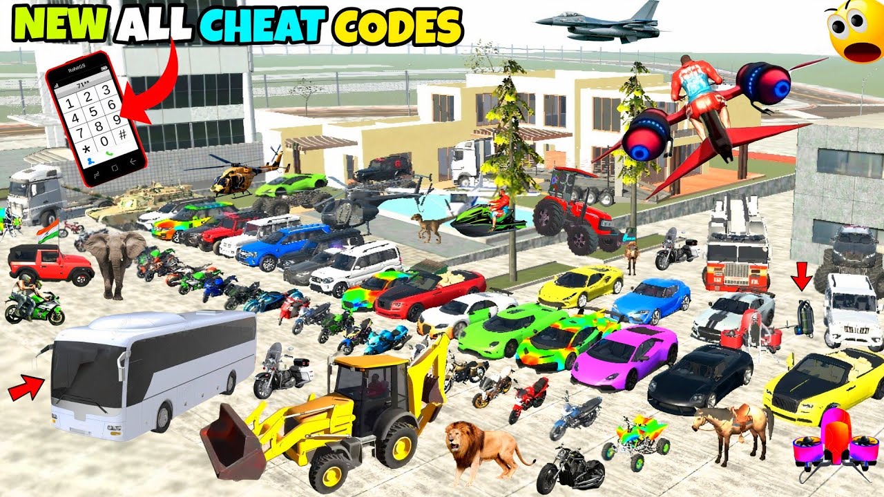 ALL NEW CHEAT CODES OF INDIAN BIKES DRIVING 3D NEW UPDATE 2024 ...