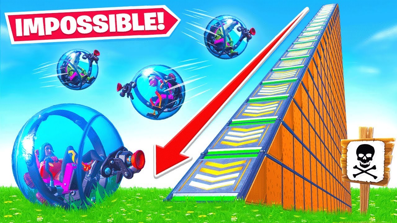 IMPOSSIBLE Baller OBSTACLE COURSE in Fortnite! - YouTube