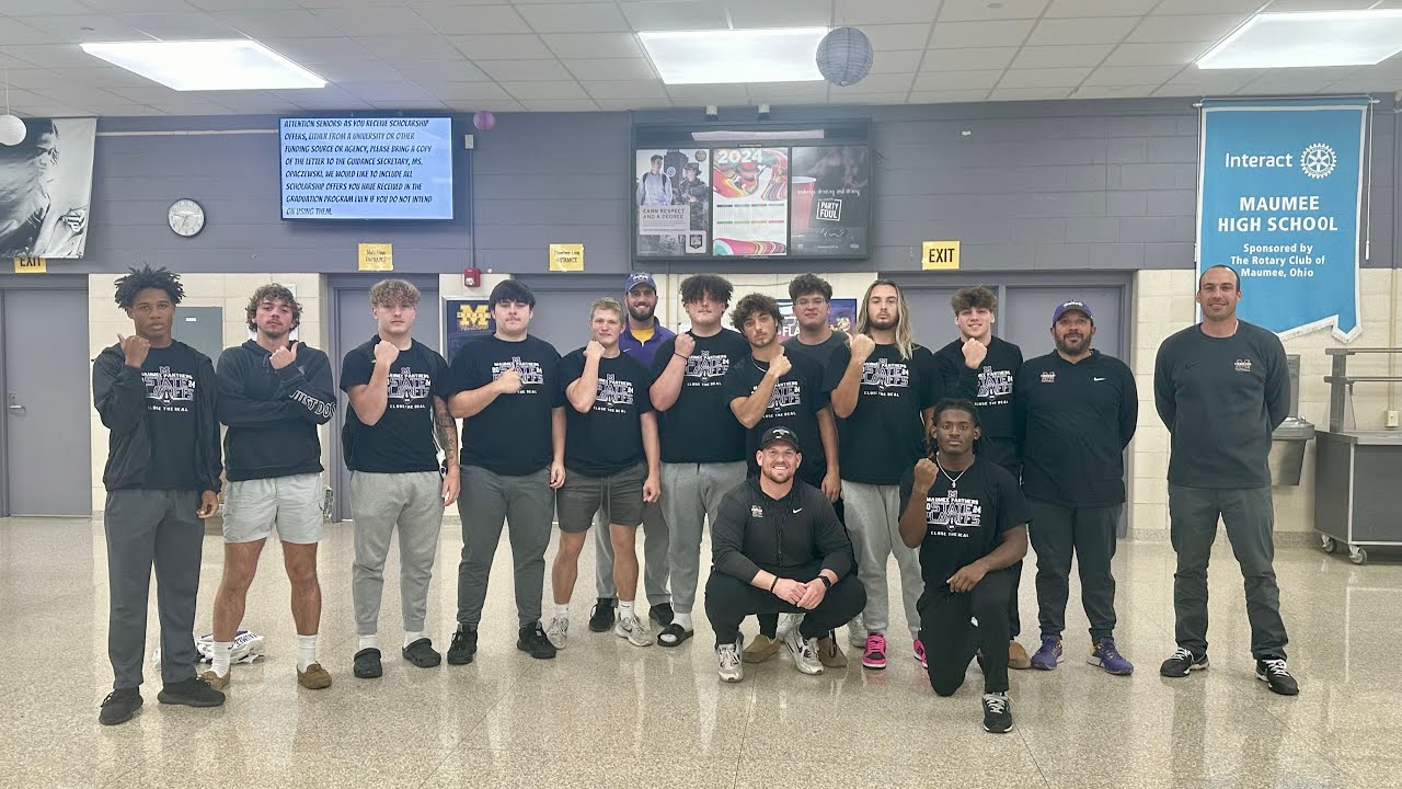 Maumee Football 2024 Senior slideshow - YouTube