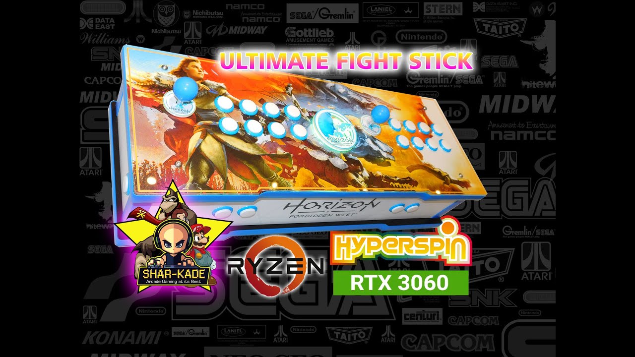 Ultimate Delux Control Panel - 16TB Hyperspin Fight Stick with RTX 3060 ...
