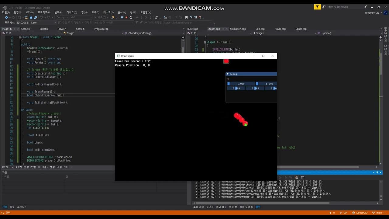 [DirectX_11_2D]#9 OBB 충돌 활용 - YouTube