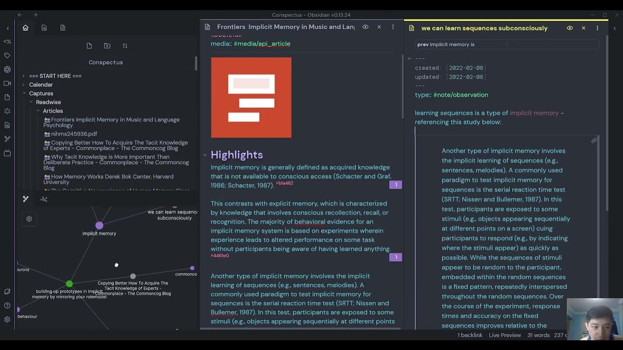 How To Use Local Graph View In Obsidian - YouTube